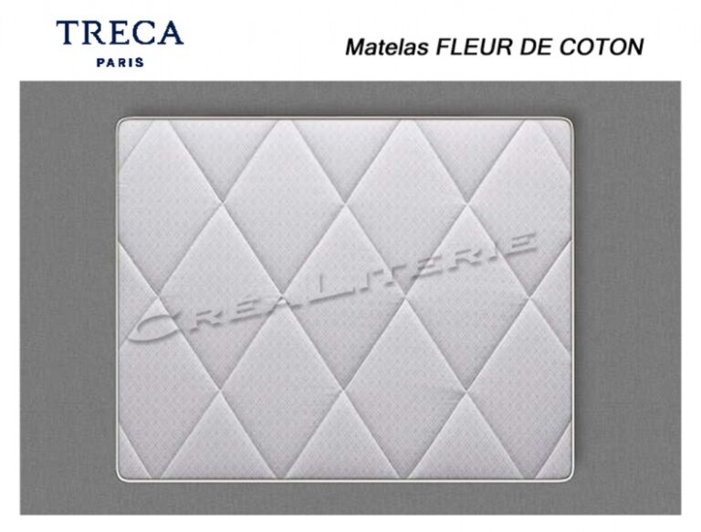 Matelas Tréca Fleur de Coton Ressorts ensachés Air Spring® hauteur 25 ...